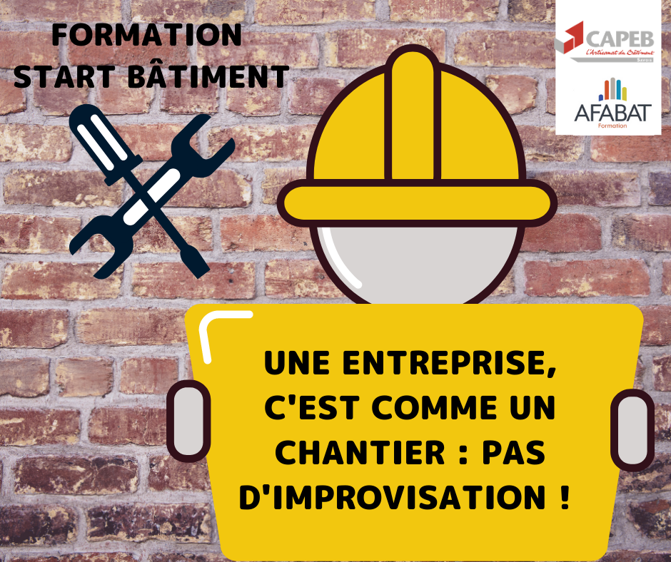 Formation START BATIMENT : pour bien démarrer son activité ・ CAPEB